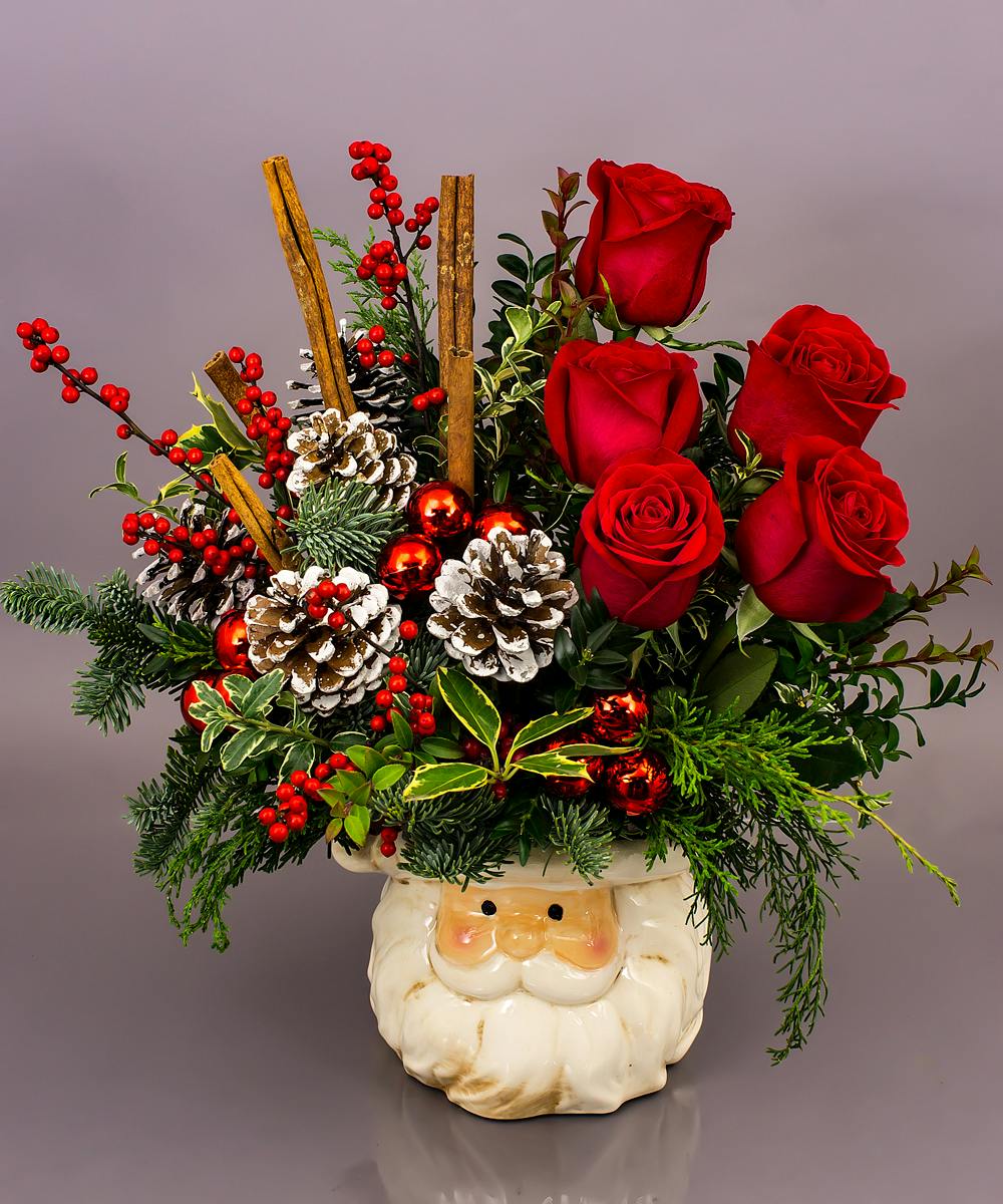 Here Comes Santa Claus Danvers & Beverly (MA) Currans Flowers